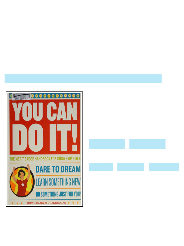 (Ebook) You Can Do It!: The Merit Badge Handbook For Grown-Up Girls by ...