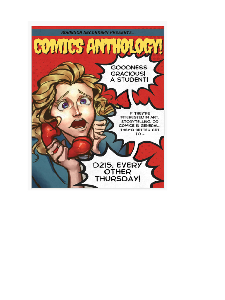 Comics Anthology Club Poster V2 23 OCT 25 - Monica Jugnet | PDF