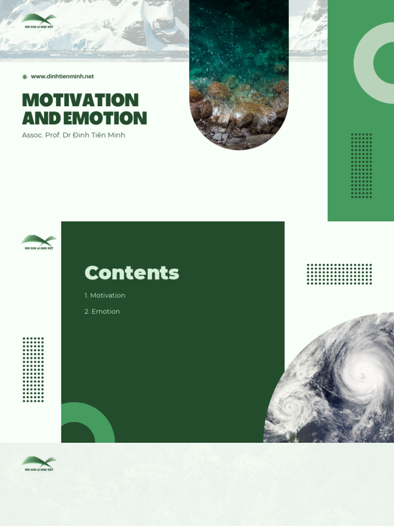 Psychology 04 - Motivation and Emotion | PDF | Emotions | Motivational