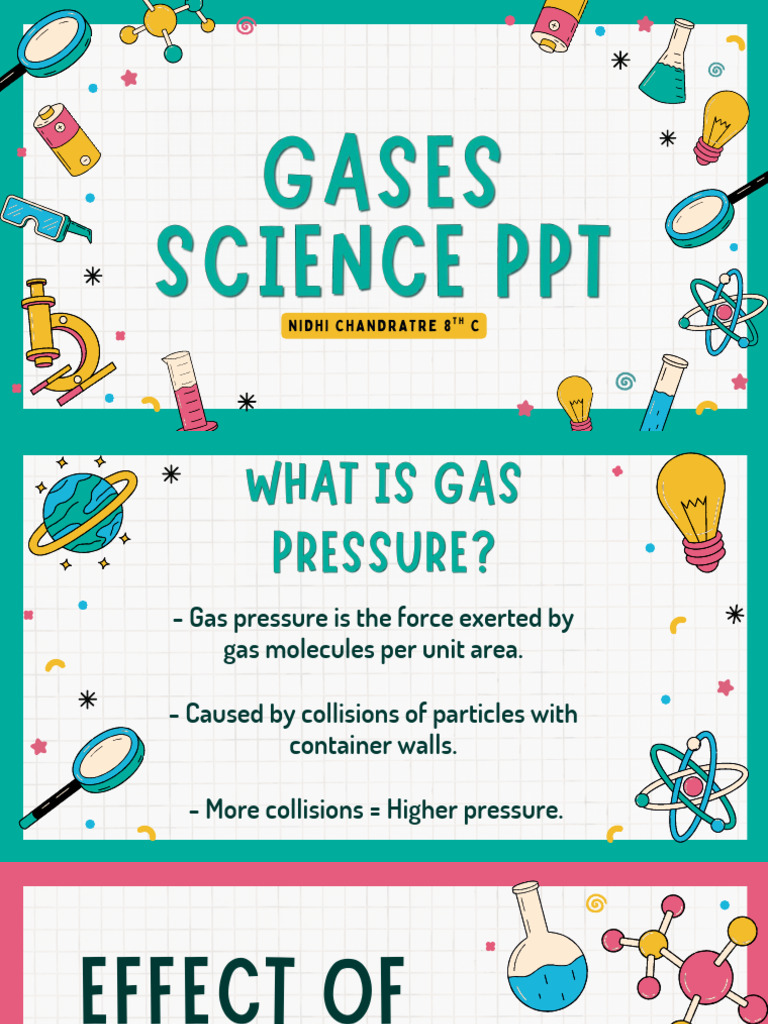 Gases Science Ppt-Compressed | PDF