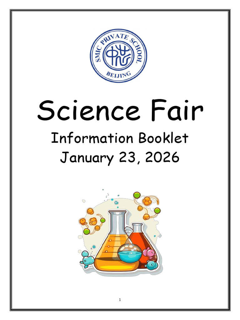 Science Fair Project Guide 2026 | PDF | Experiment | Science