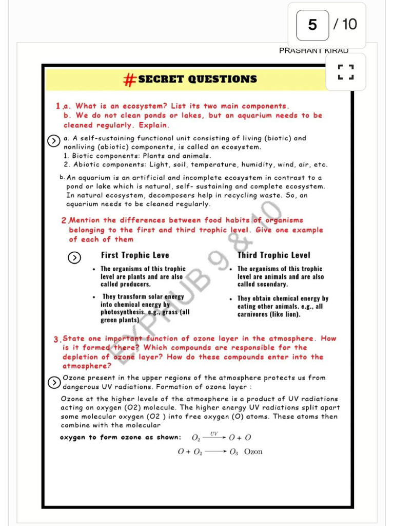 Our Environment | PDF