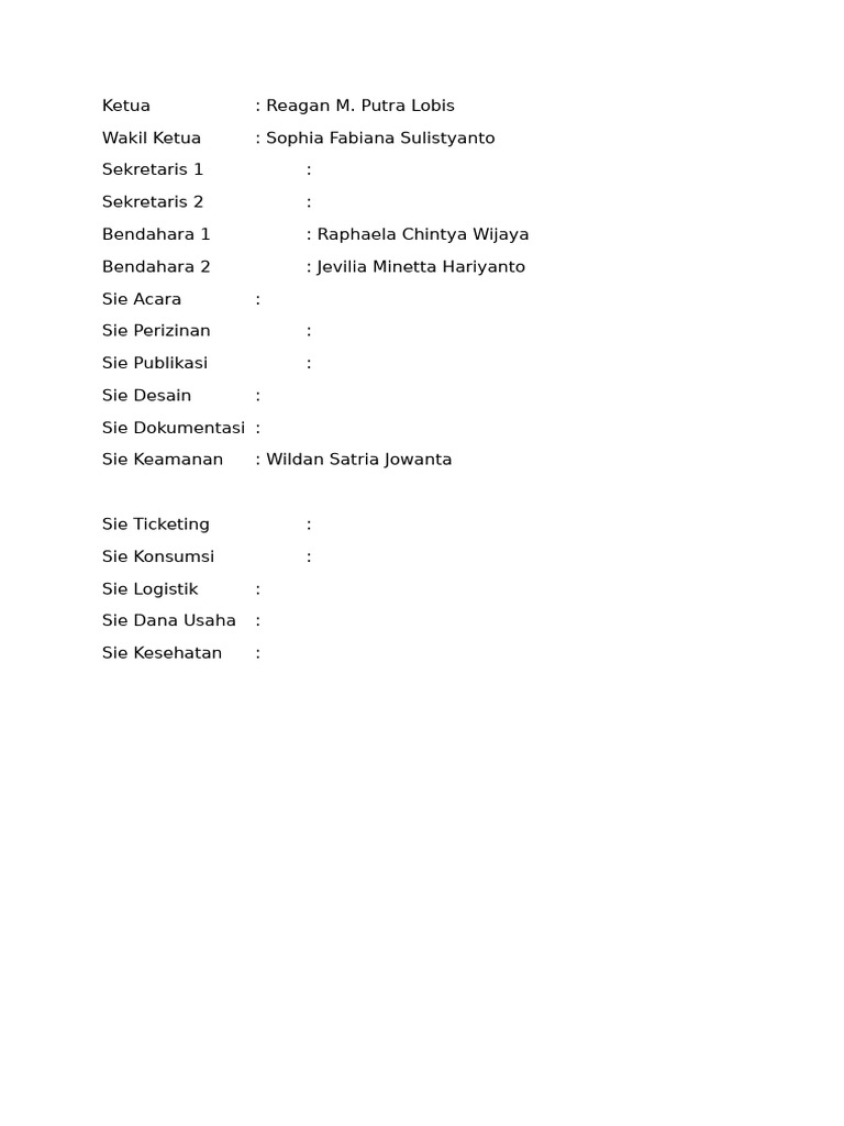 Susunan Kotor Dn | PDF