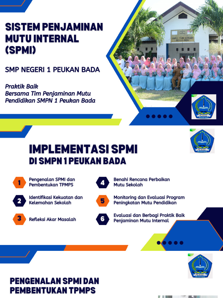 Implementasi SPMI di SMPN 1 Peukan Bada | PDF