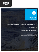 Deswik Training: Getting Started Guide | PDF