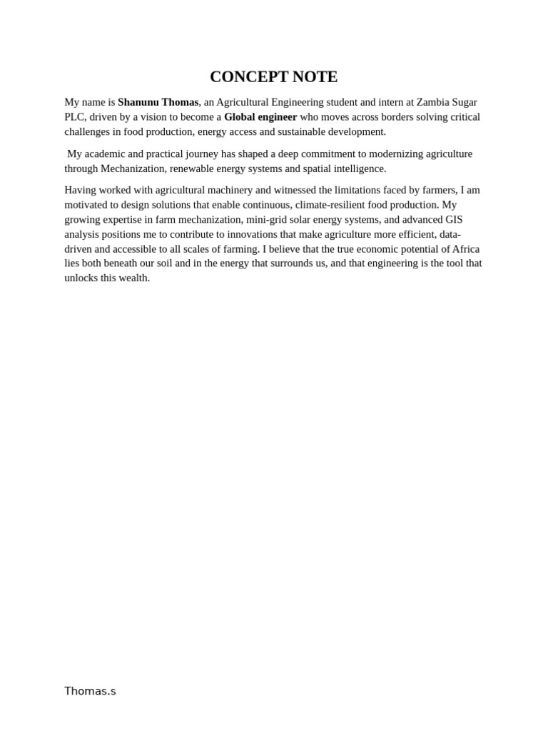 Concept Note | PDF