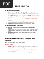 EF SET Test Review and Overview | PDF | International English Language ...