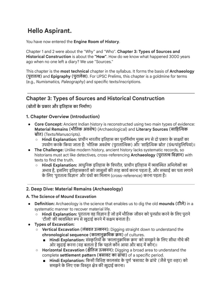 Chapter 3_ Types of Sources and Historical Construction | PDF