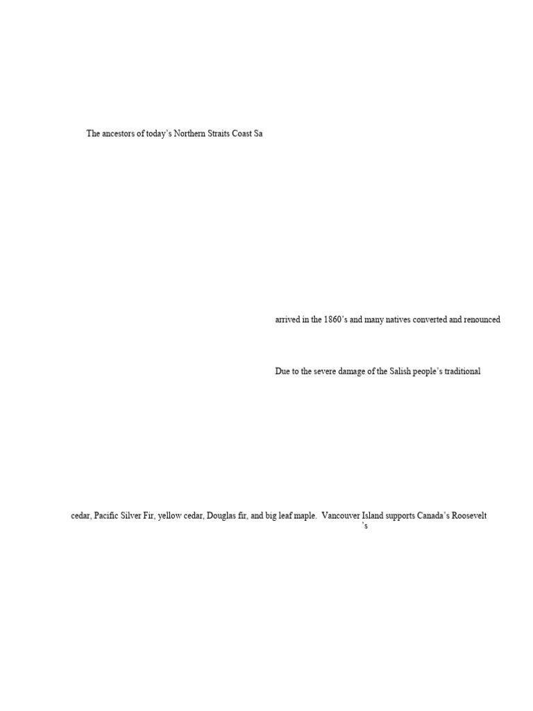 Overview of Coast Salish Culture and Ecology | PDF | Marriage | Family