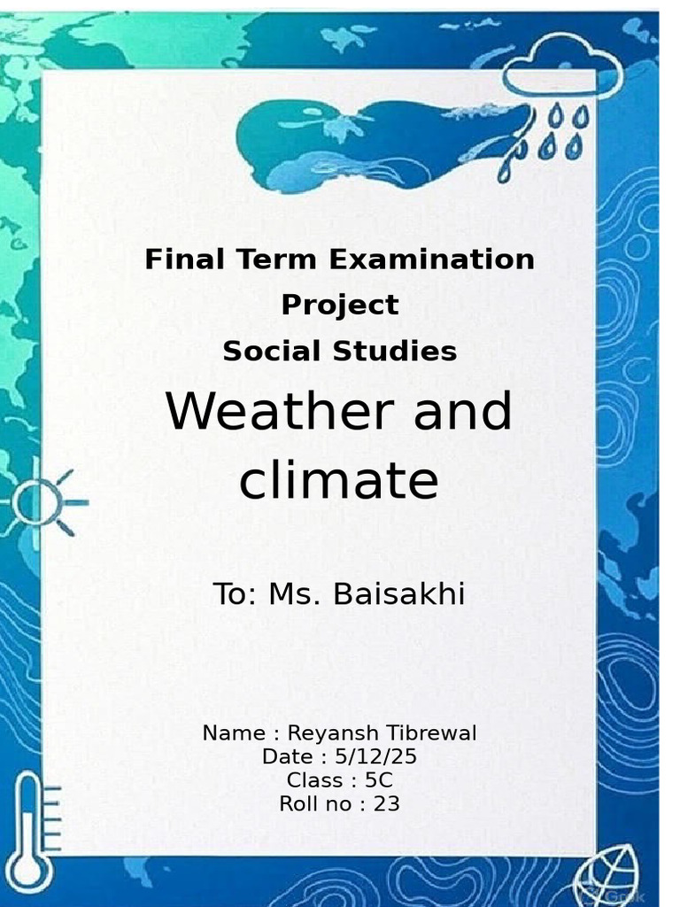 Understanding Weather and Climate Basics | PDF | Rain | Weather