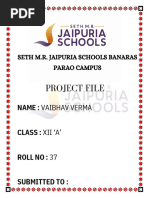 A4 Project File Template for Students | PDF