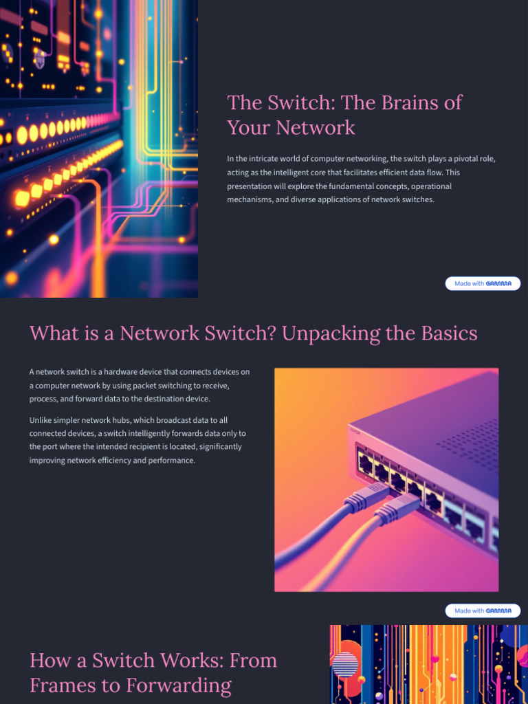 Understanding Network Switches Explained | PDF | Network Switch ...