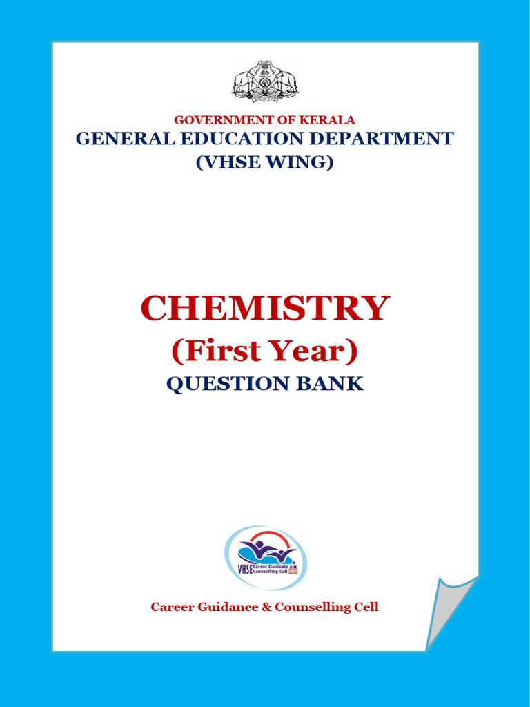 Chemistry Question Bank Kerala Vhse +1 | PDF | Crystal Structure ...