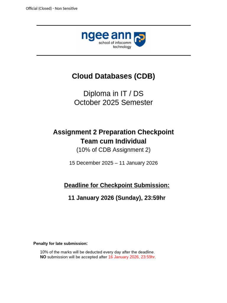 CDB 2025 Checkpoint Requirements | PDF | Airlines | Databases