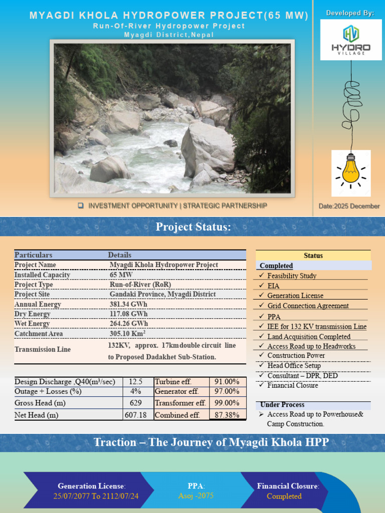 Myagdi Updated MIN 5 LAKH | PDF | Hydroelectricity | Power Station