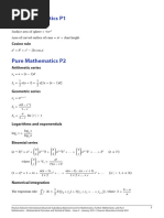 Edexcel A-Level Maths Formulae Guide | PDF | Probability Distribution ...