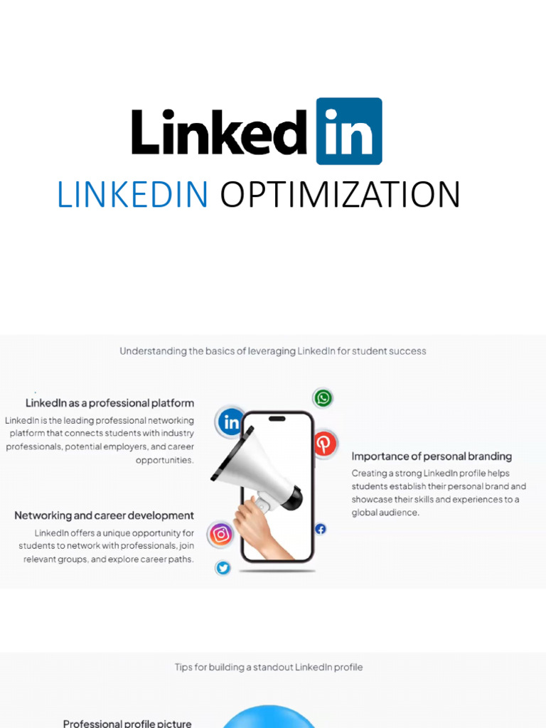 Linkedin Optimization | PDF