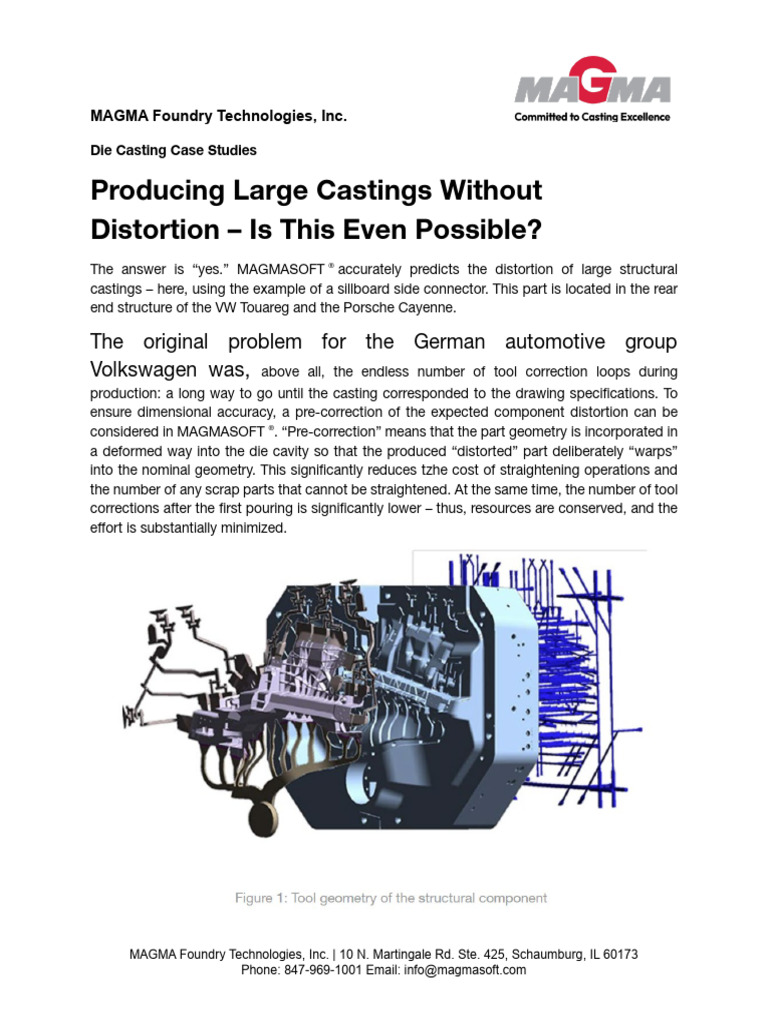 Large Casting Distortion Solutions | PDF | Mechanical Engineering ...
