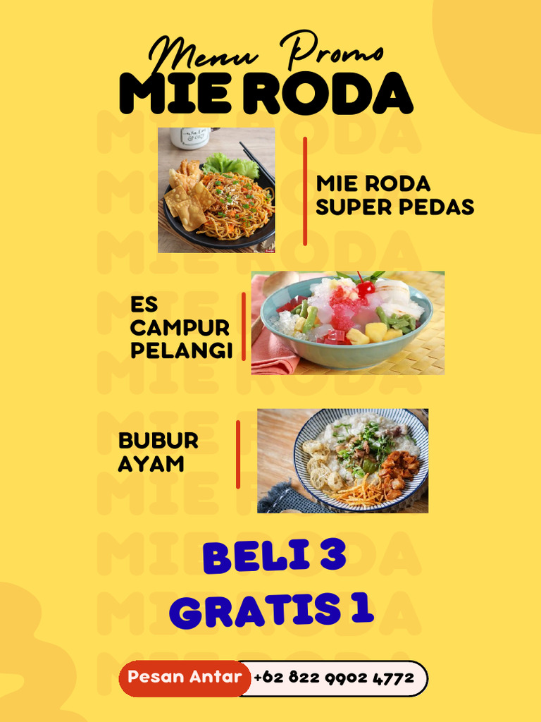 Menu Promo | PDF