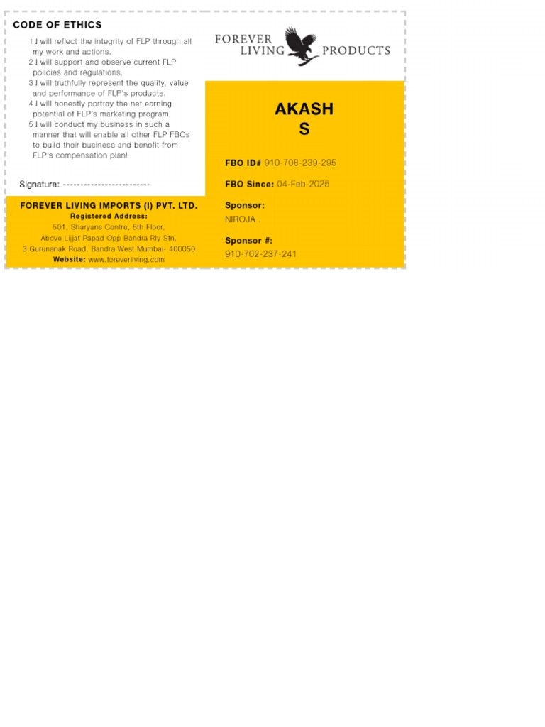 FLP Id Card | PDF