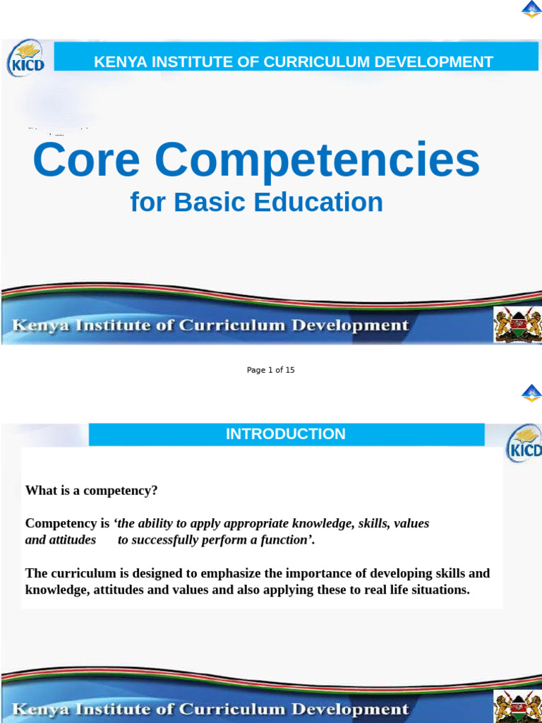 Core Competencies For HT | PDF | Critical Thinking | Self Efficacy