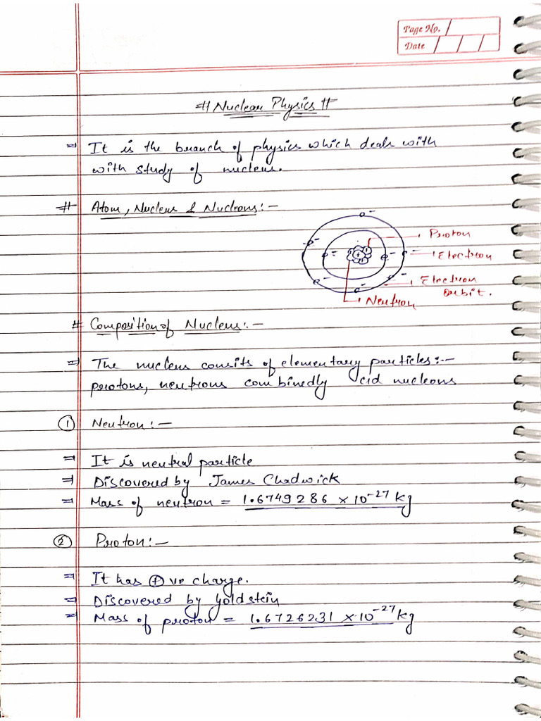Nuclear Notes | PDF