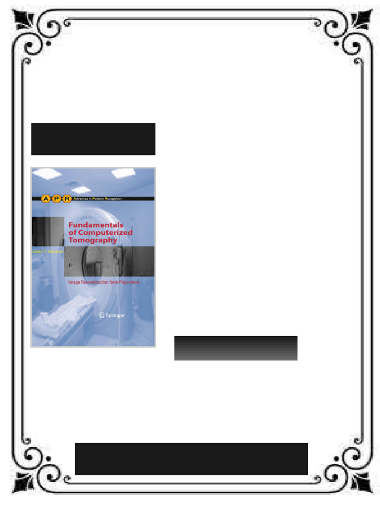 Fundamentals of Computerized Tomography Image Reconstruction from ...