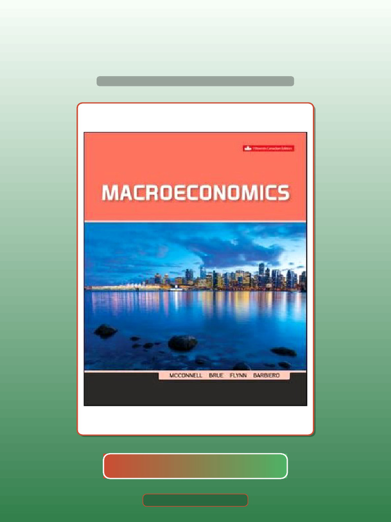Test Bank for Macroeconomics 15th Canadian Edition Campbell R McConnell ...