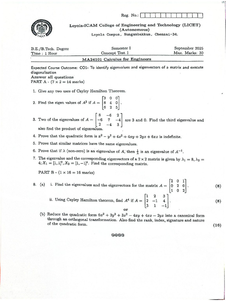 Maths Concept and Cat Question Paper | PDF
