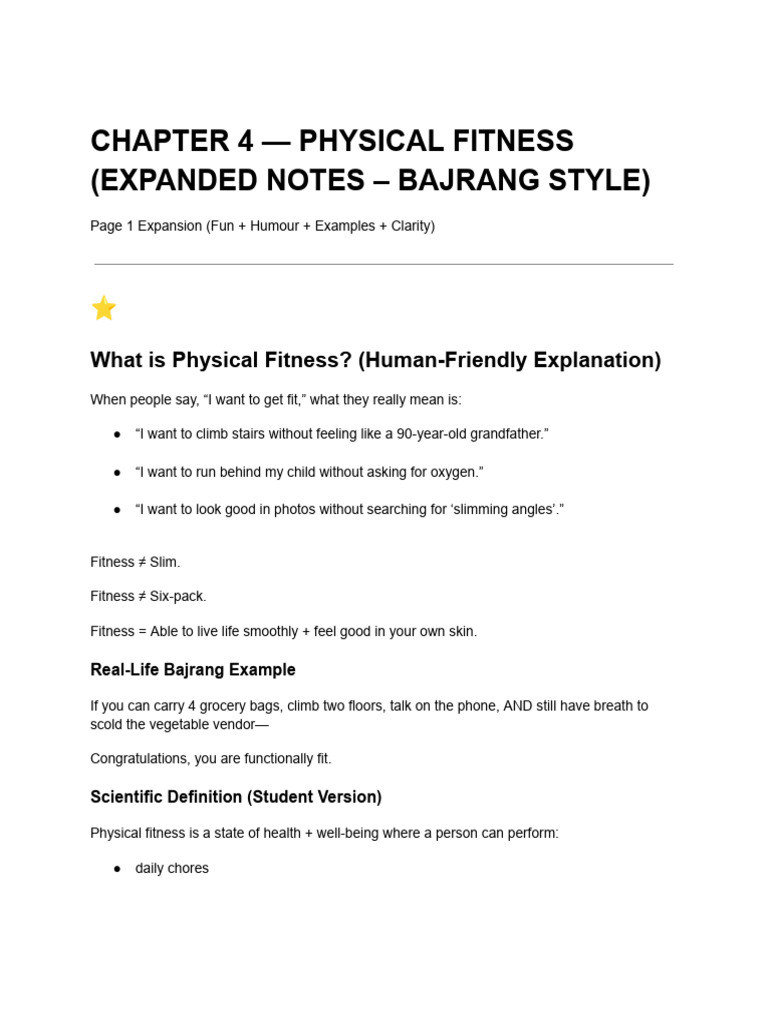 Understanding Physical Fitness Benefits | PDF | Flexibility (Anatomy ...
