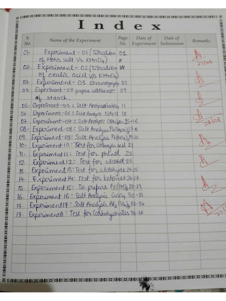 12 Chemistry Experiments | PDF