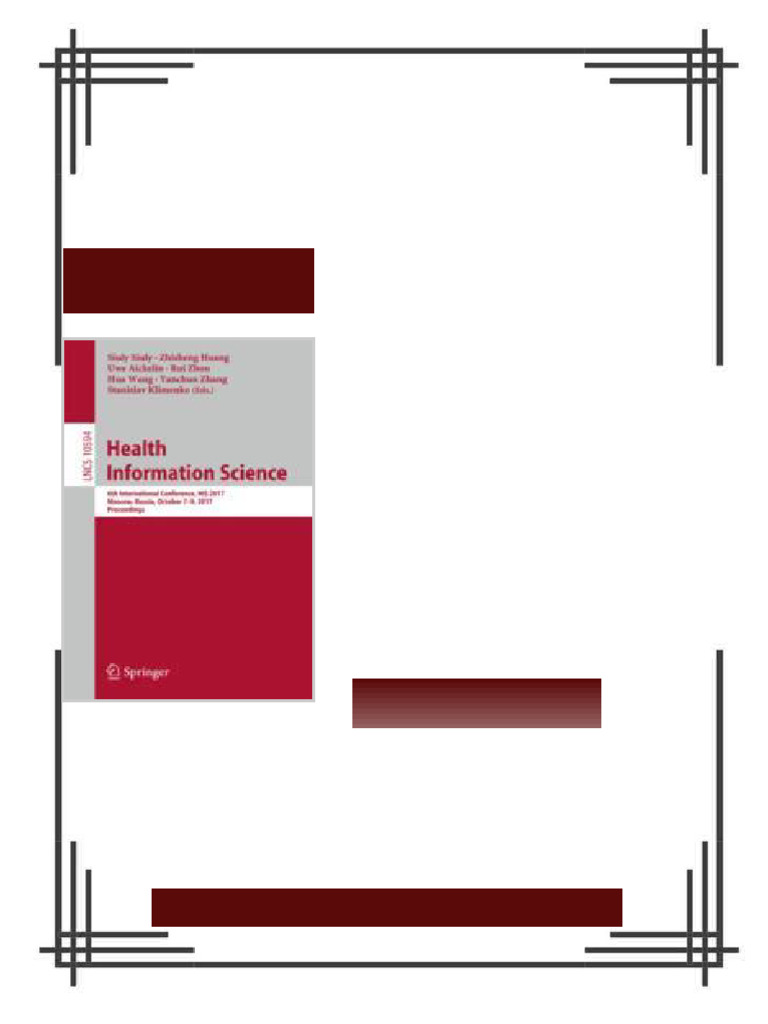 Health Information Science: 6th International Conference, HIS 2017 ...
