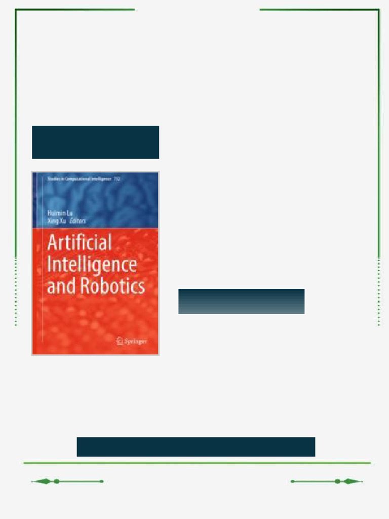Artificial Intelligence and Robotics 1st Edition Huimin Lu eBook ...