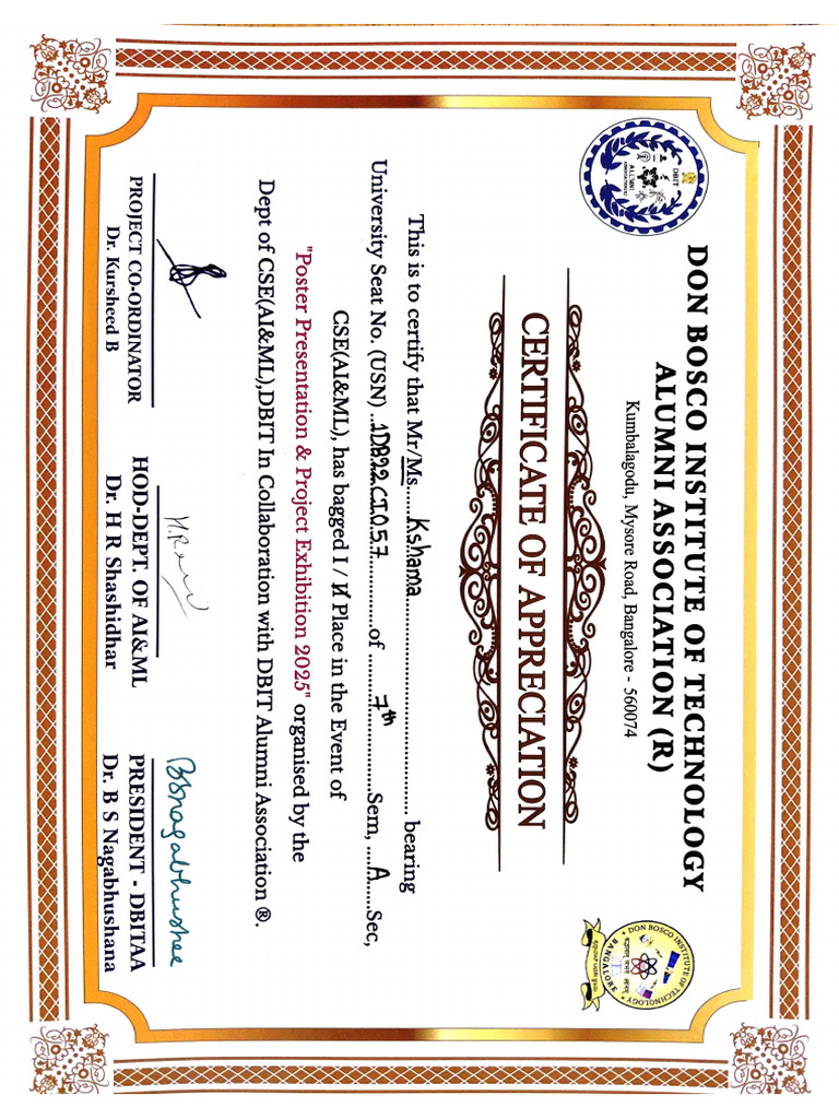 Project Expo Certificates | PDF