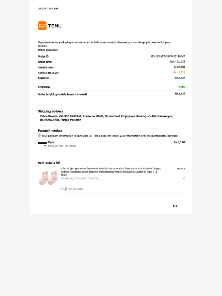 Order | PDF