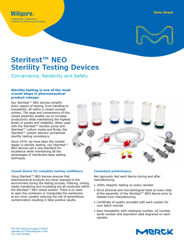 Steridilutor® NEO Devices | PDF | Sterilization (Microbiology ...