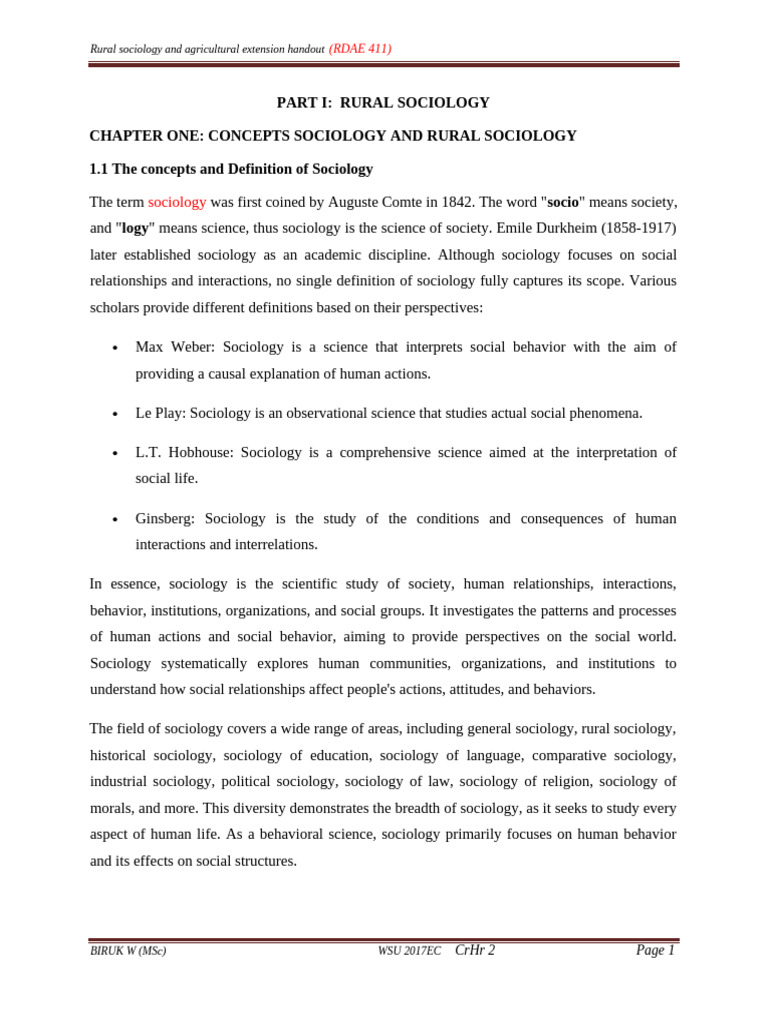 Sociology | PDF | Sociology | Scientific Method