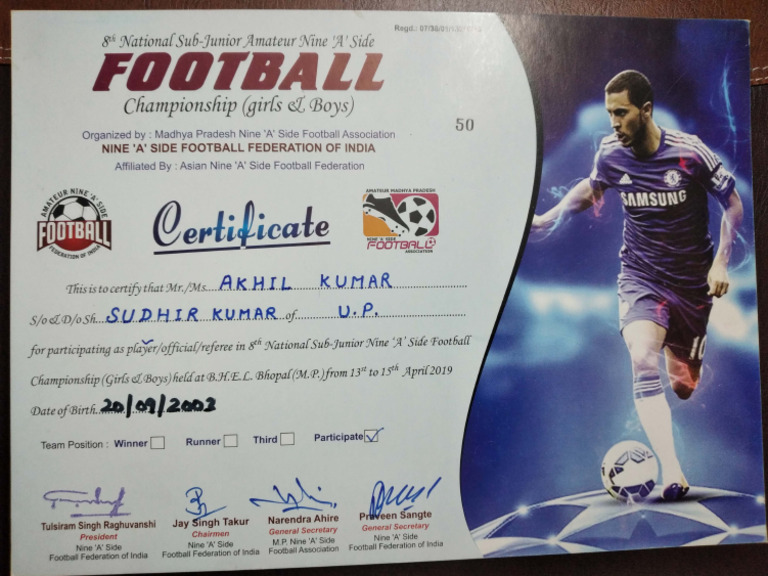 Football National Adobe Express | PDF
