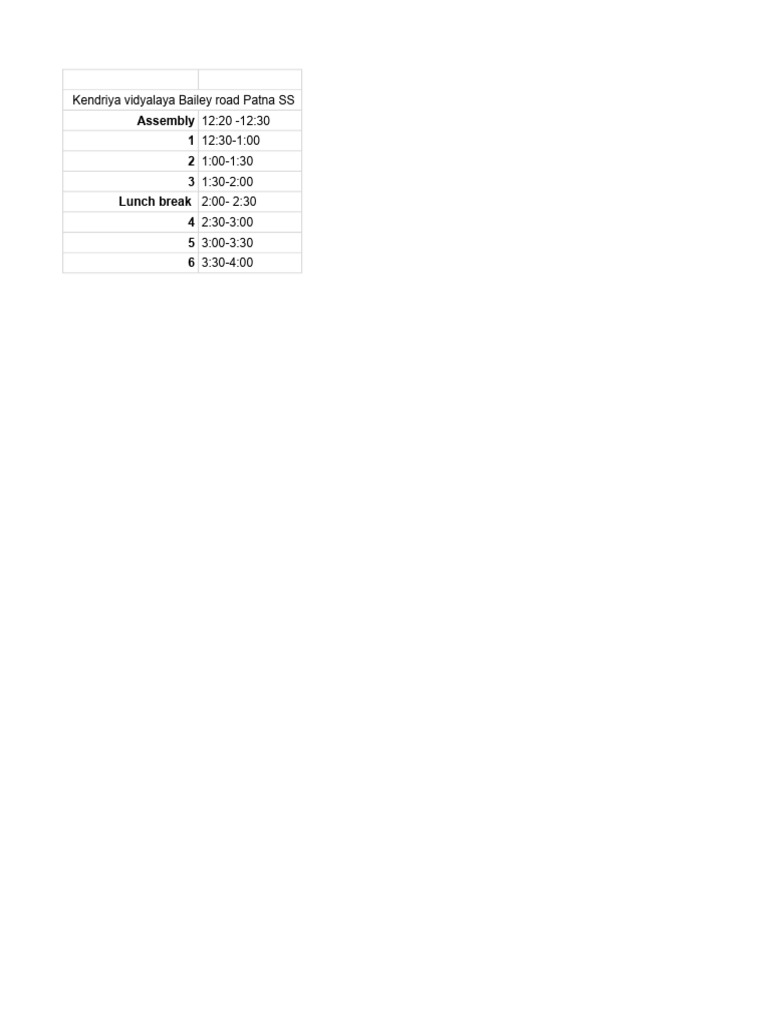 Bell ? Timing | PDF