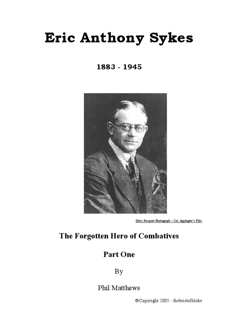 Eric Sykes | PDF | Politics | History