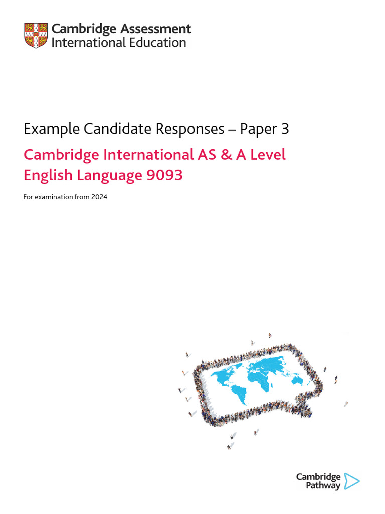 Candidate Responses for English Language 9093 | PDF | Semantics ...