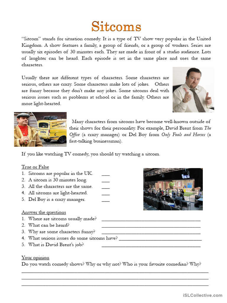 Understanding Sitcoms: A Guide | PDF