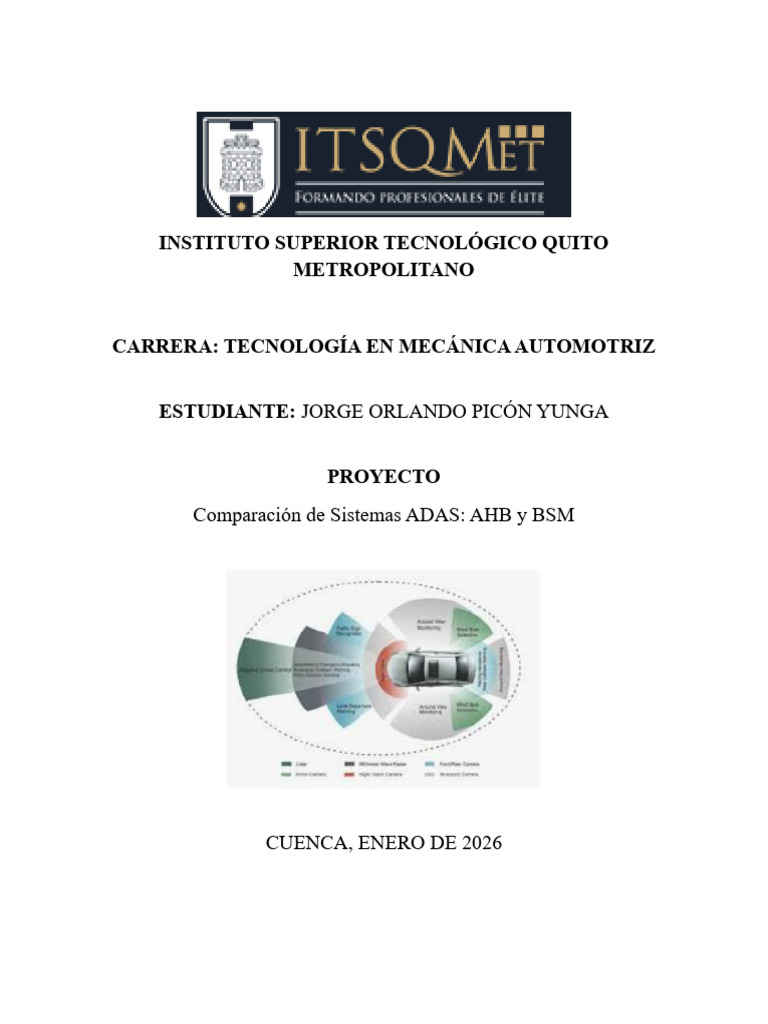 Proyecto EJ4 Jorge Picón (1) | PDF | Vehículos terrestres | Tecnología de vehículos