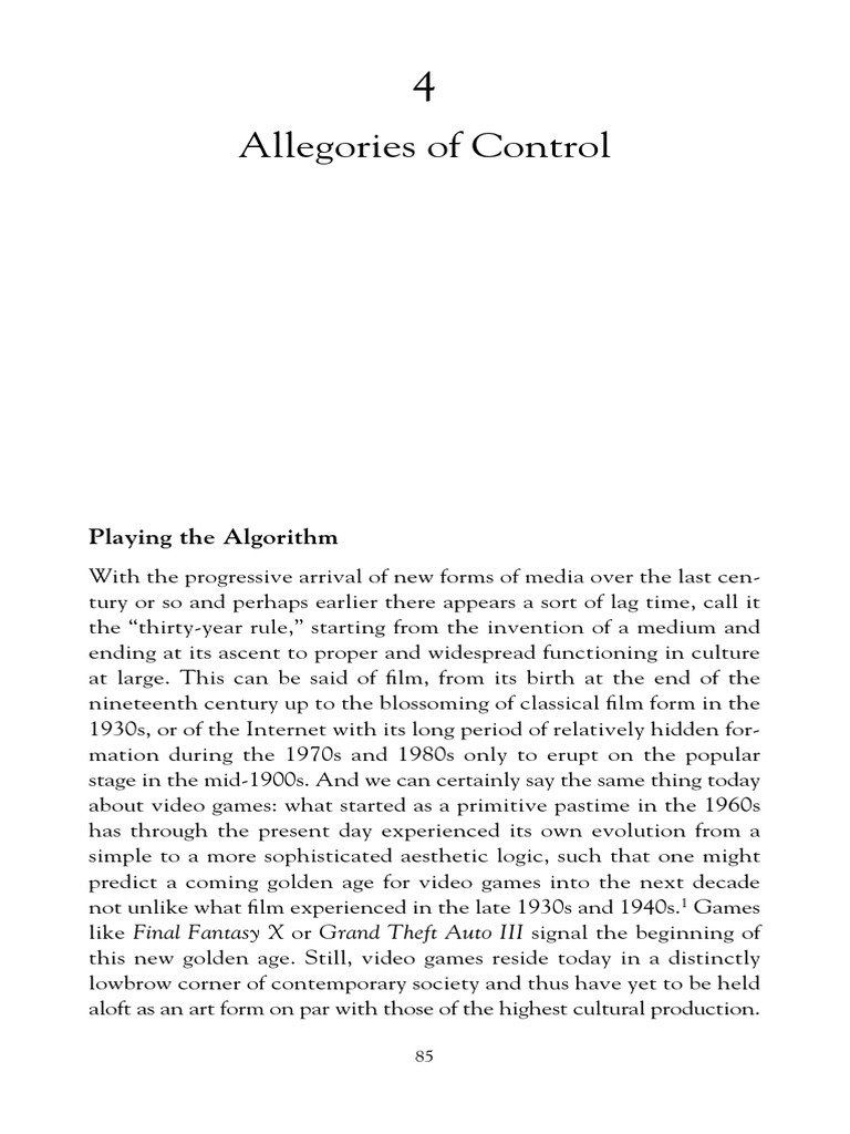 Video Games and Control Societies | PDF