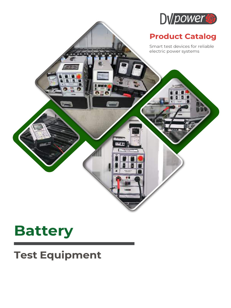 Battery Test Equipment Catalog | PDF | Battery Charger | Power Supply