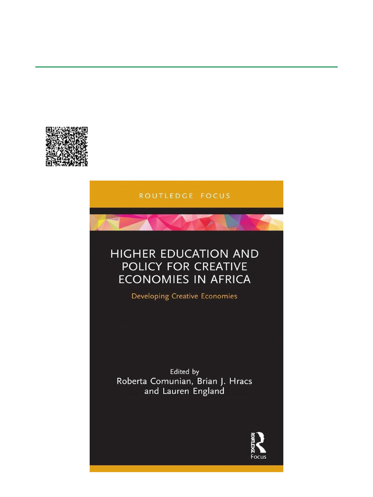 Higher Education and Policy for Creative Economies in Africa Developing ...
