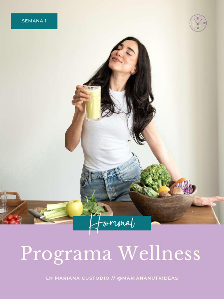 Semana Hormonal 01 Programa Wellness Septiembre 2025 Compressed | PDF | Cilantro | ensalada