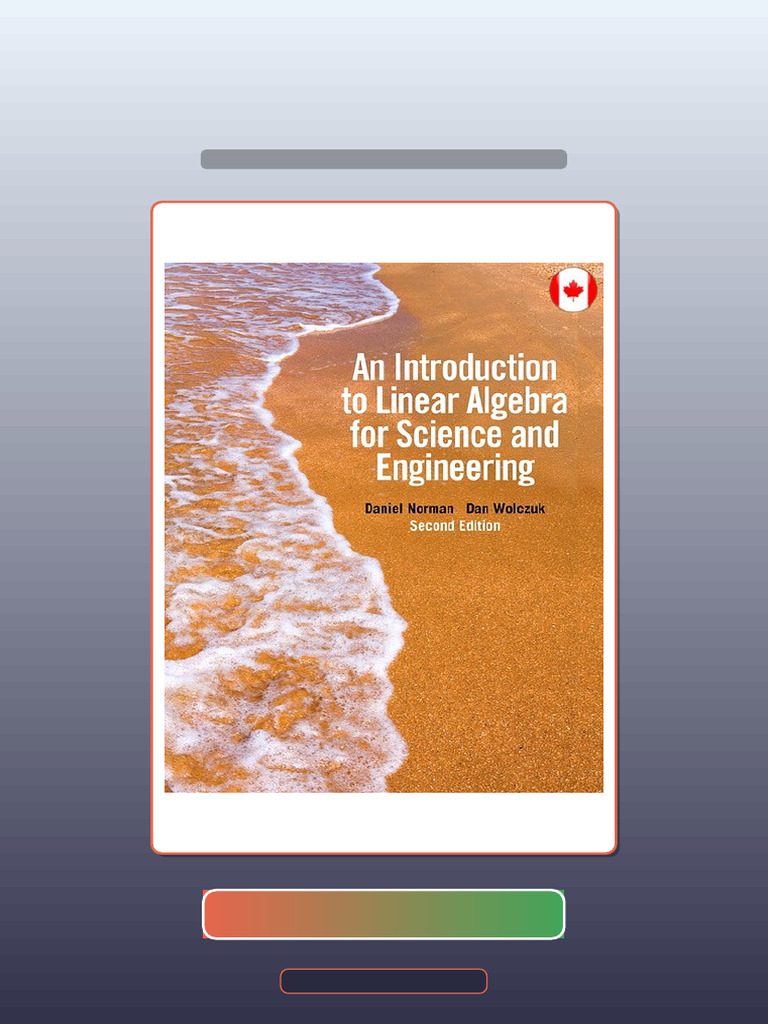 Test Bank For Introduction To Linear Algebra For Science and ...