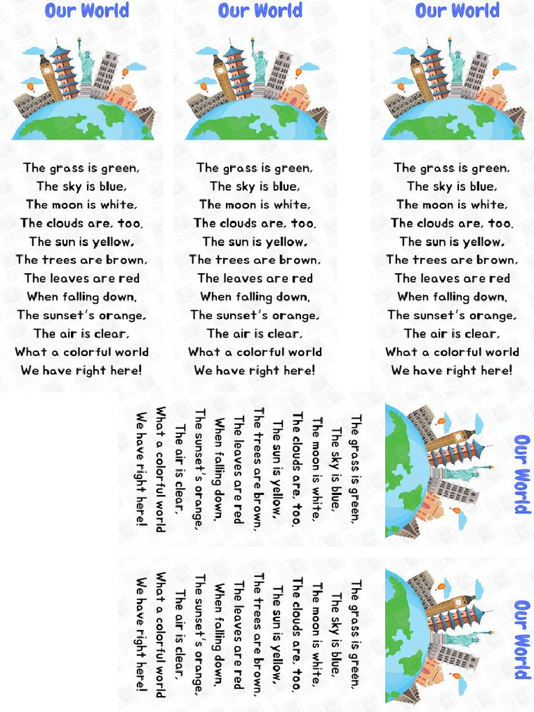 Our World Poem | PDF