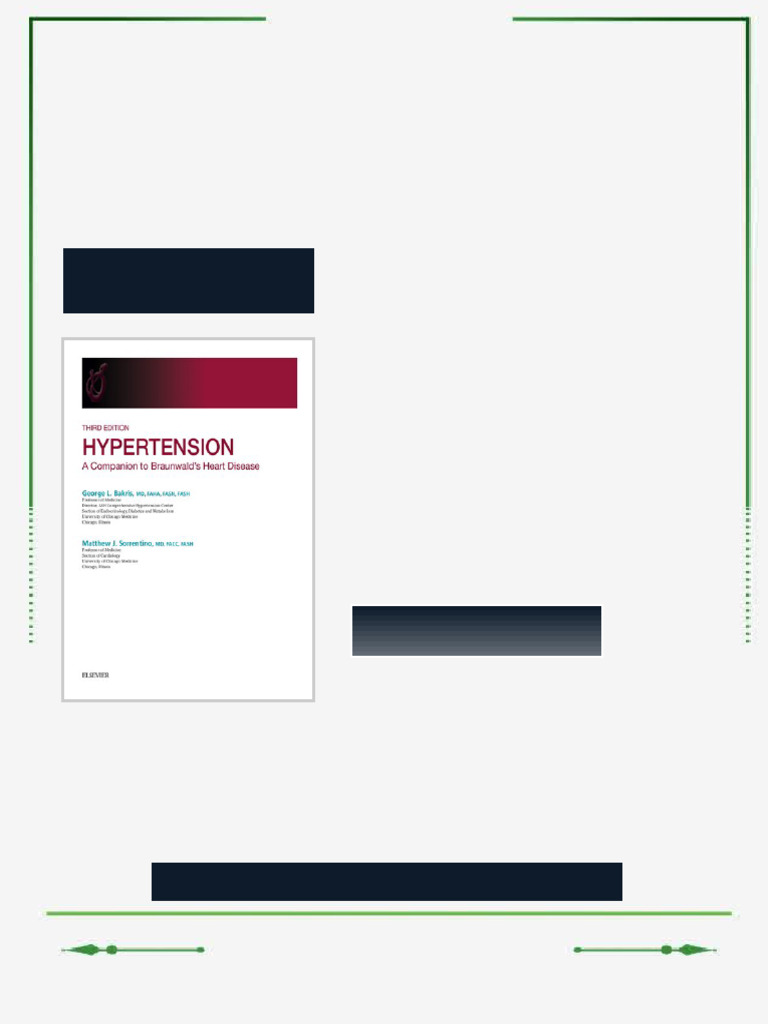 6295Hypertension: A Companion to Braunwald's Heart Disease 3rd Edition ...